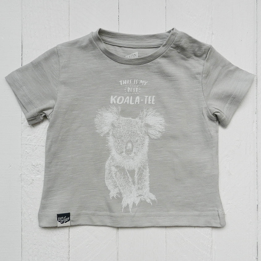 Lion of Leisure Baby T-shirt KOALA: this is my best koala-tee – Lion of ...