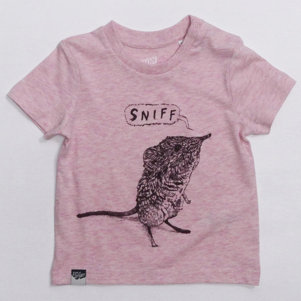 Lion of Leisure Baby ELEPHANT SHREW T-shirt : Sniff – Lion of Leisure ...